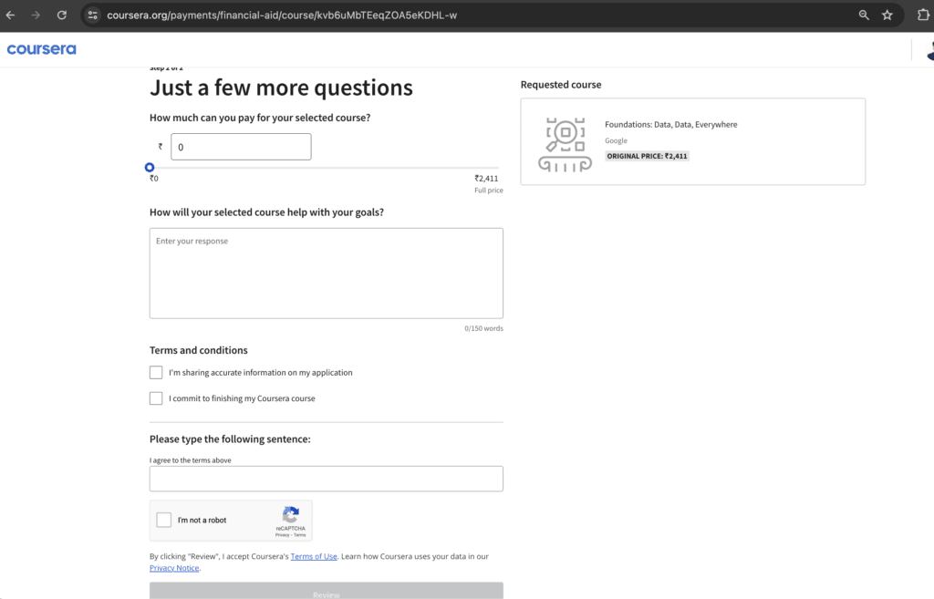 How to apply for financial aid on Coursera: 5 Easy Steps in 2025 ...